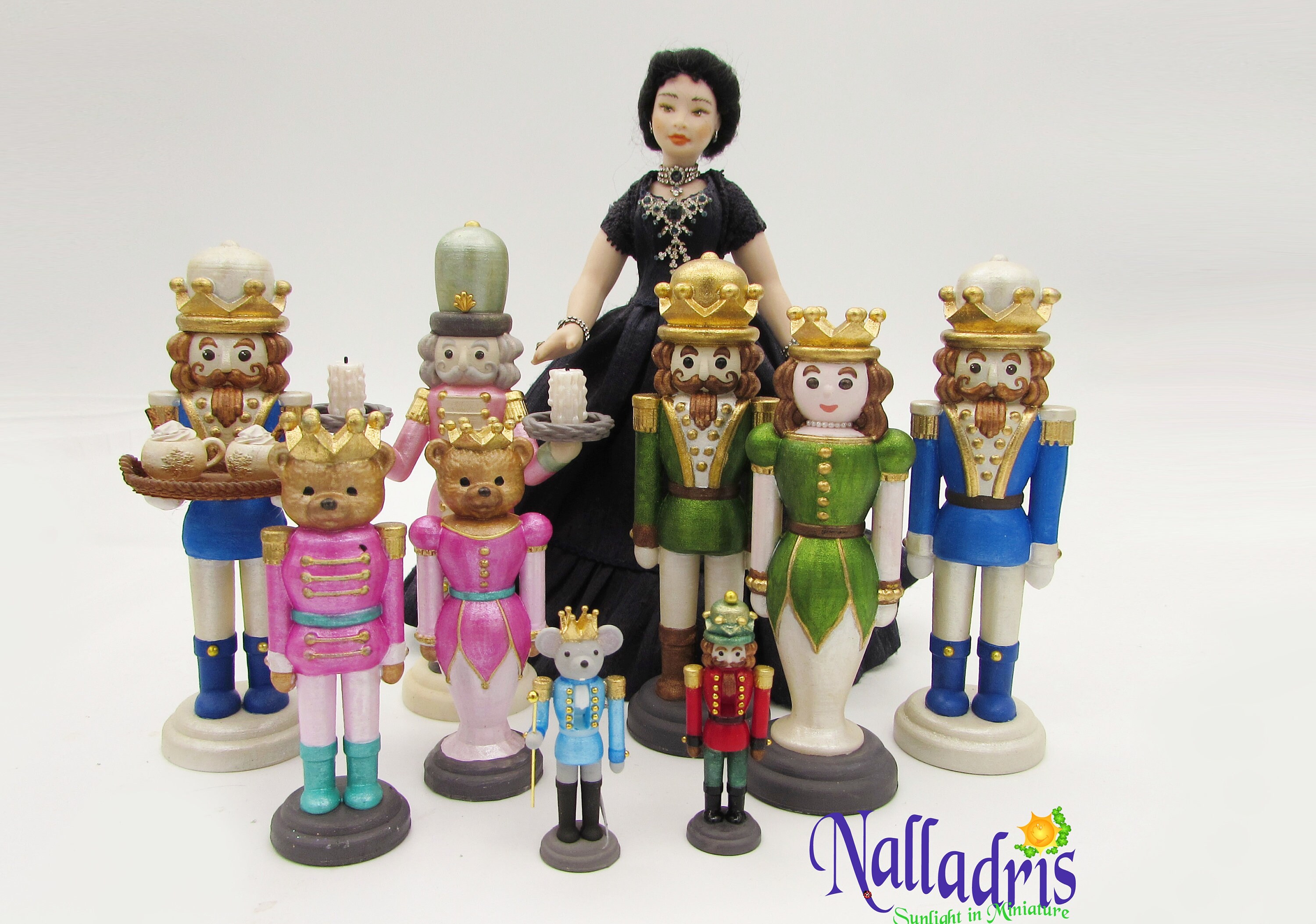 Miniature DIY Nutcracker Bear - Lady - Etsy