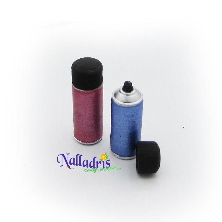 Miniature Spray Cans - Etsy