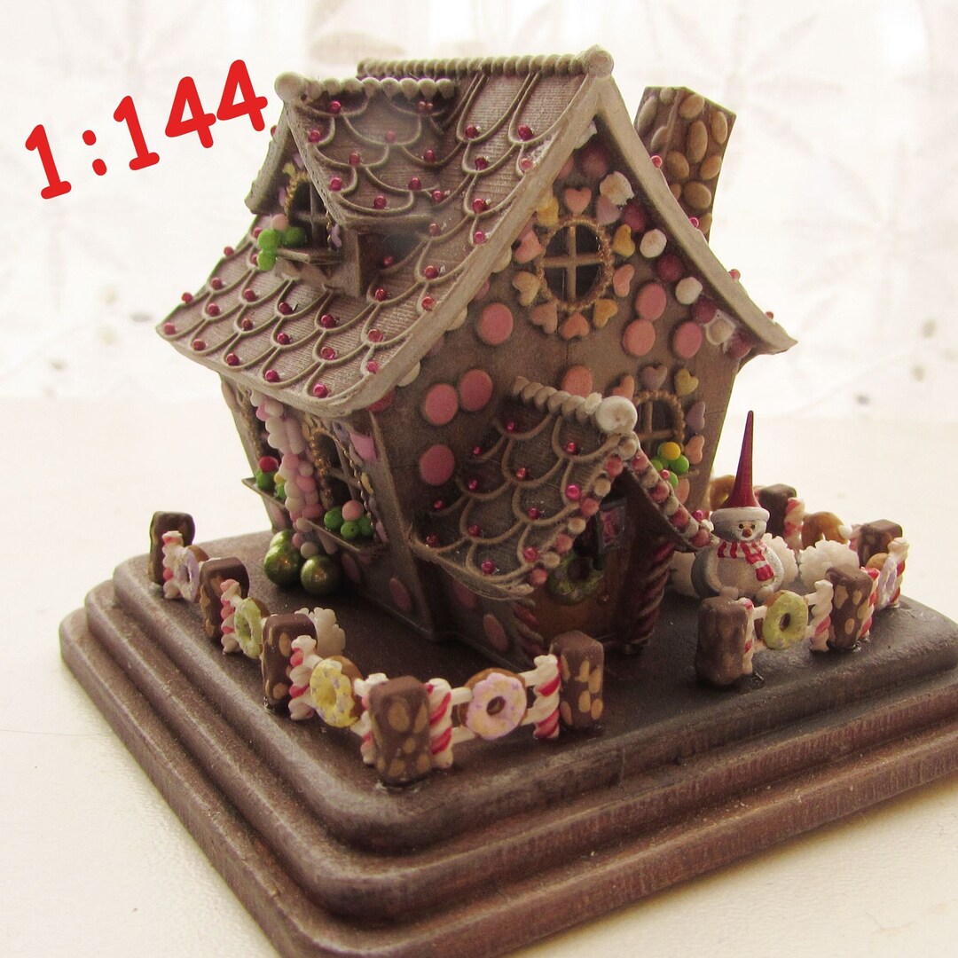 DIY 1:144 Gingerbread Cottage - Complete Kit - Etsy