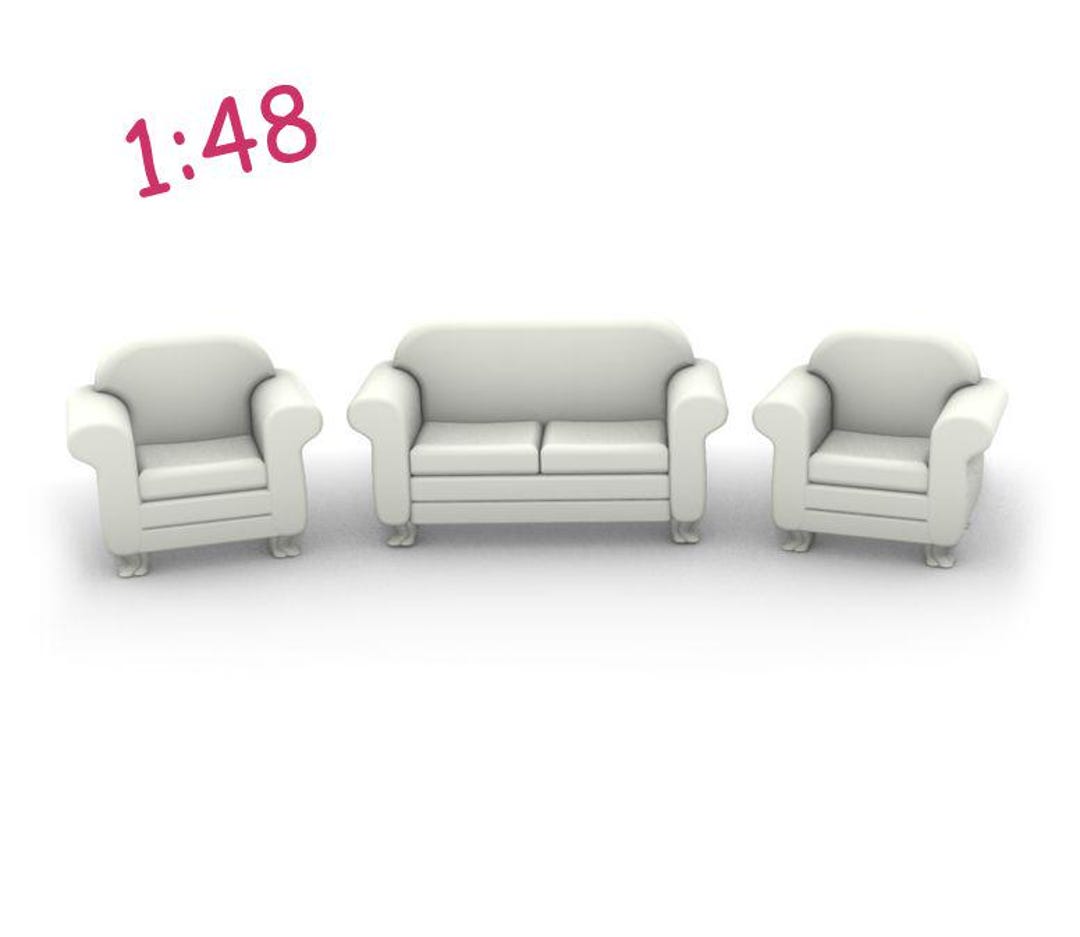 DIY 1:48 Sofa Set - Etsy
