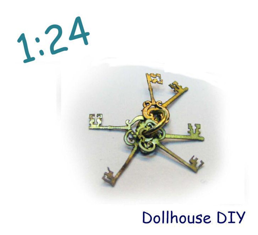 Miniature Keys - Half Scale - Etsy