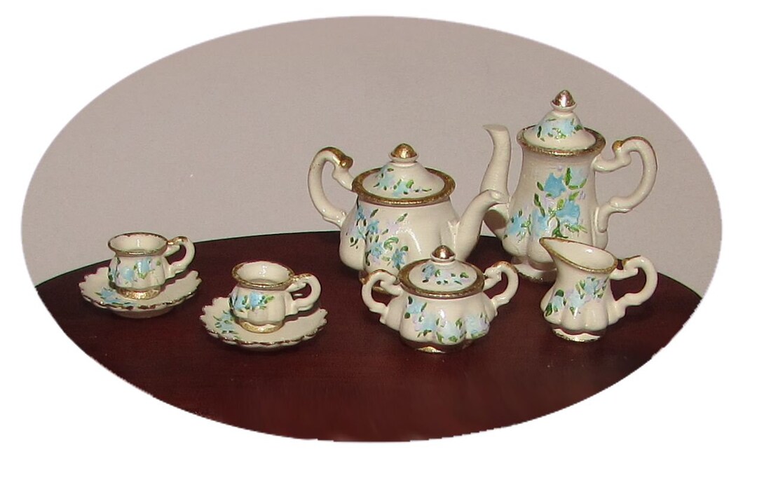 Miniature DIY French Tea Set - Etsy