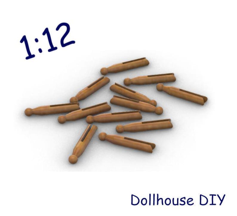 Miniature Clothes Pegs - Etsy