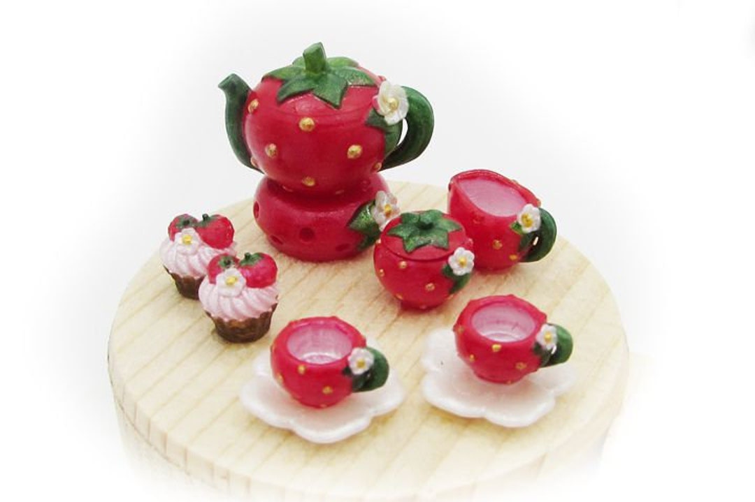 DIY Tea Set Strawberry - Etsy