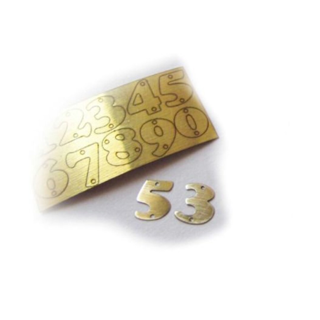 Miniature House Numbers - Etsy