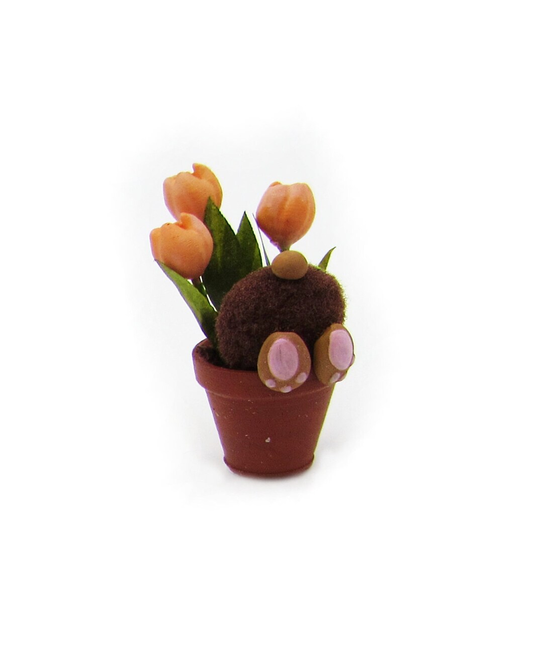 DIY 1:12 Easter Digger With Tulips - Etsy