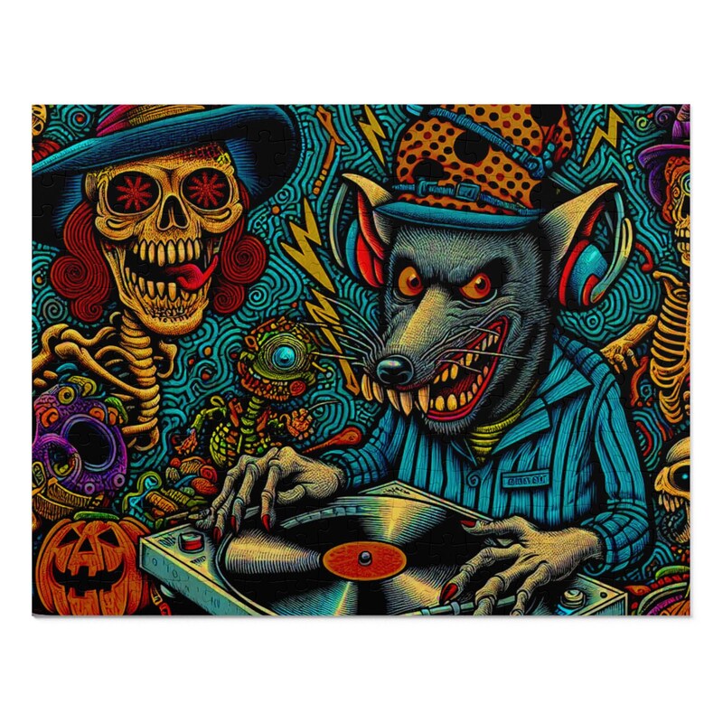 Sugar Skull Puzzle - Etsy