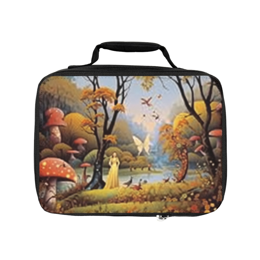 Faeries With Toadstool Lunch Bag - Etsy