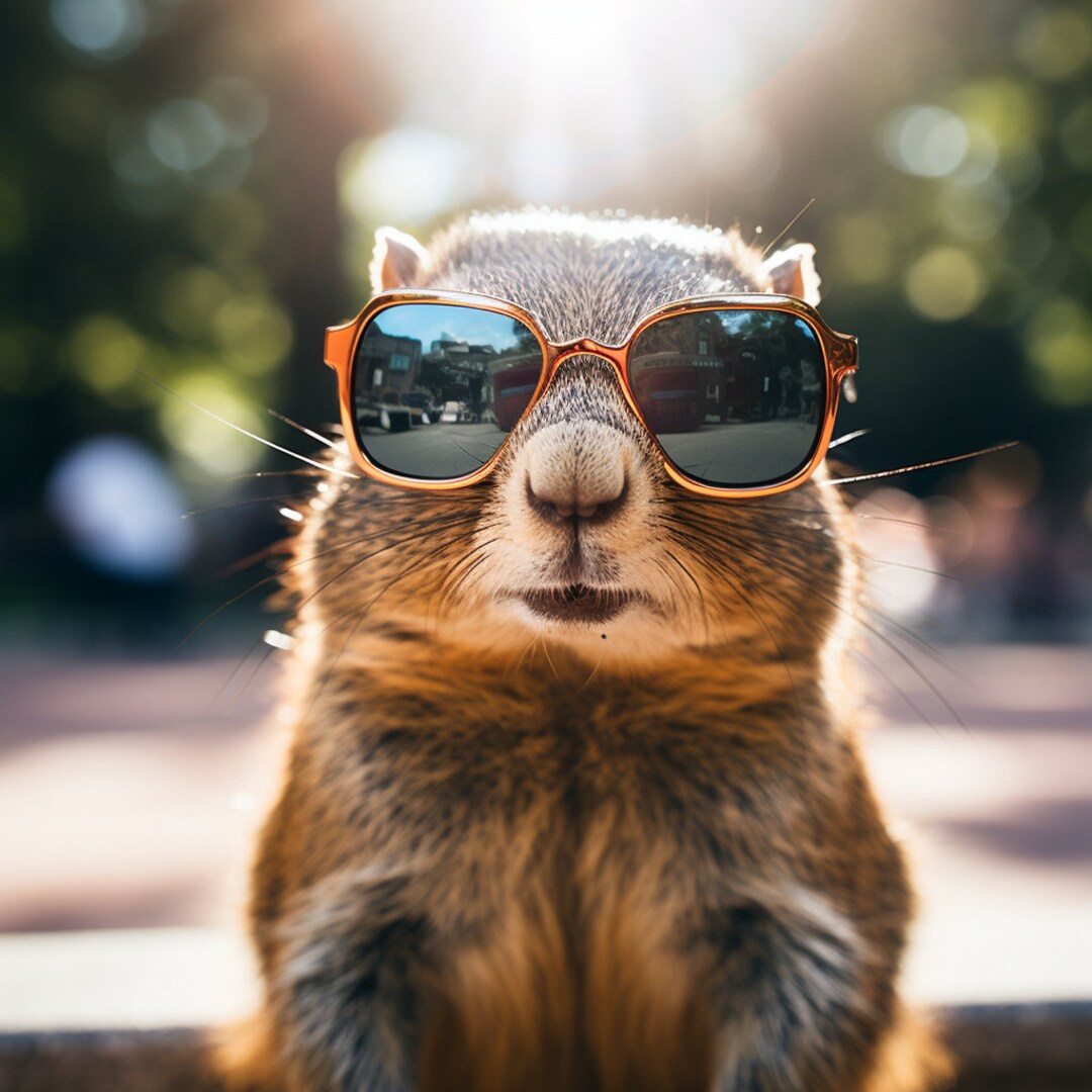 Cool Squirrel Sticker Cool Squirrel Stickers Laptop Stickers Cute ...