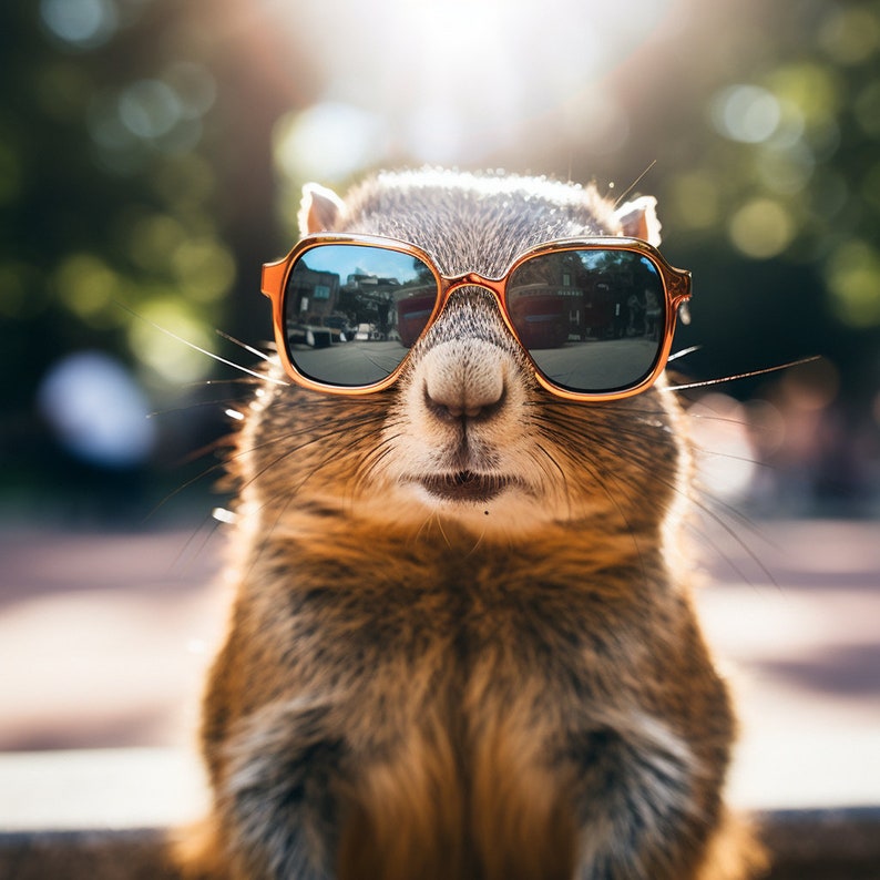 Cool Squirrel Sticker Cool Squirrel Stickers Laptop Stickers Cute ...