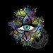 Vibrant Third Eye Mandala PNG - Mystical Digital Download for Spiritual ...