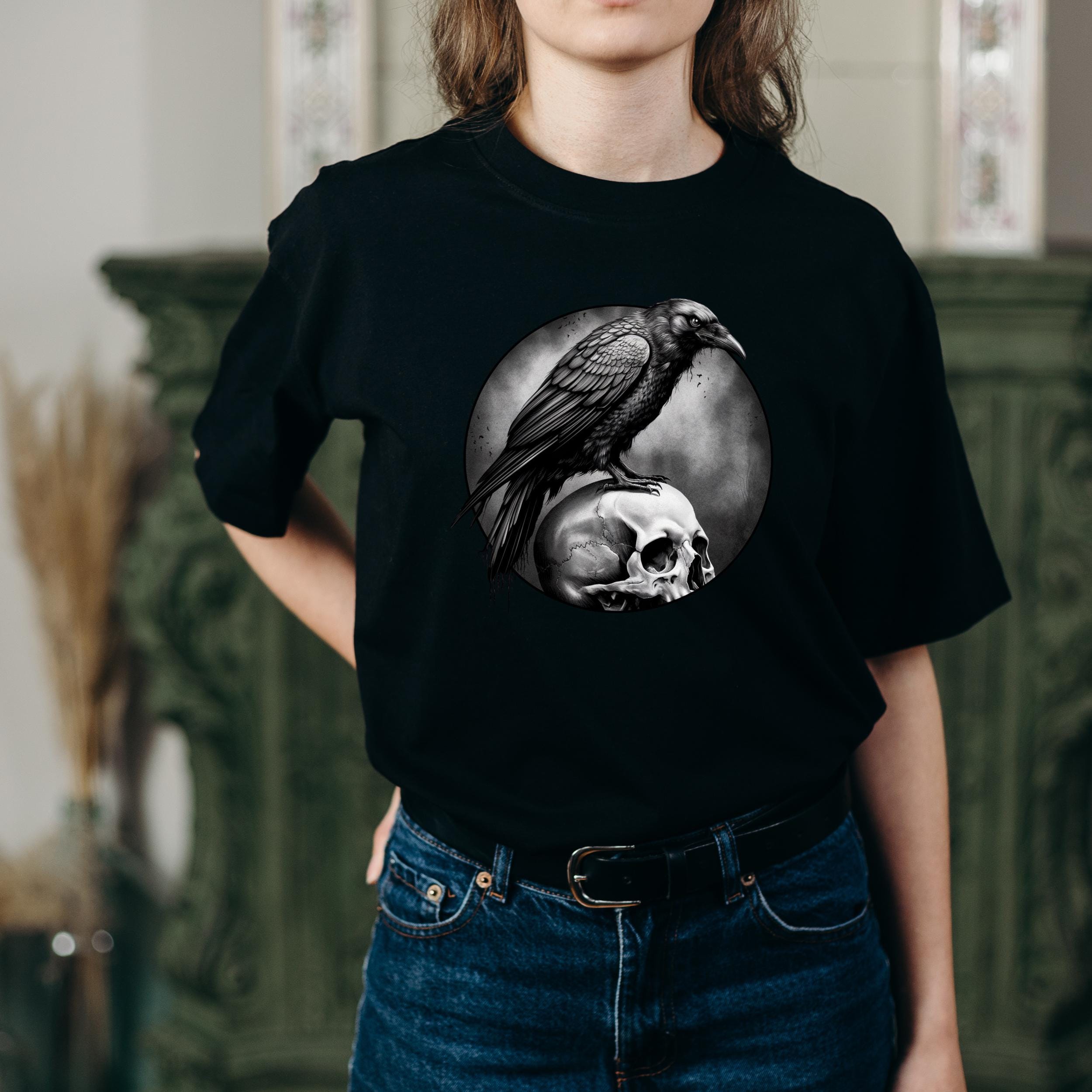 Gothic Raven Skull PNG: Dark Macabre Art (digital Download) - Etsy