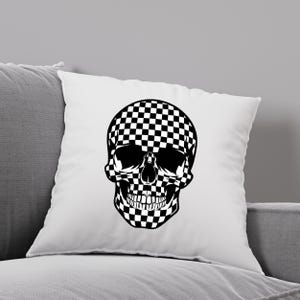 Checkered Skull PNG Digital Download Sublimation Design - Etsy