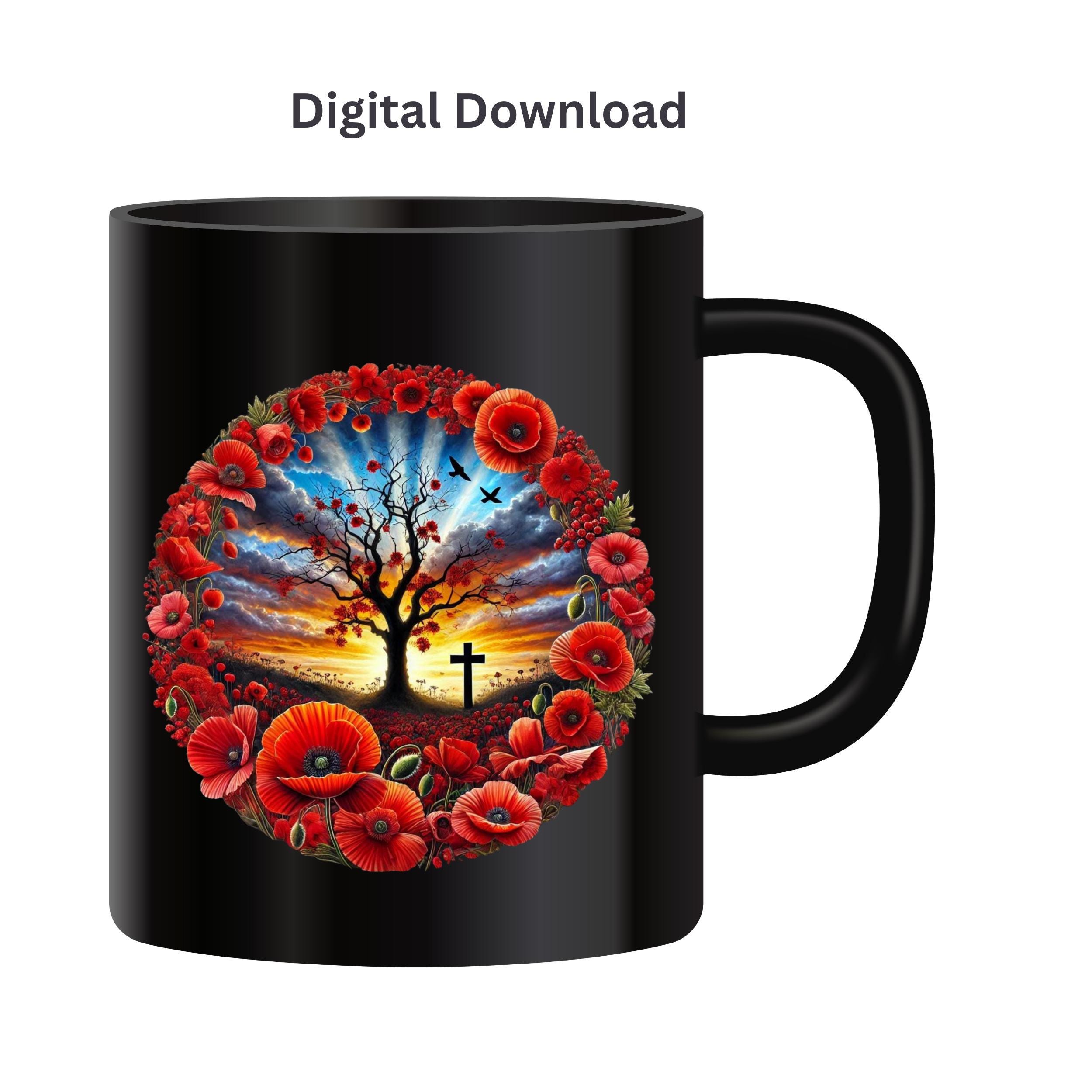 Remembrance Day Poppy Art: Lest We Forget PNG (digital Download) - Etsy