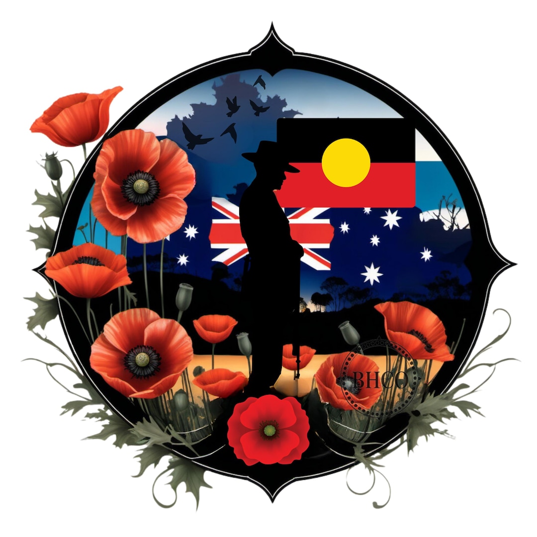 Remembrance Day Digital Download, Australian Aboriginal Service, Anzac ...