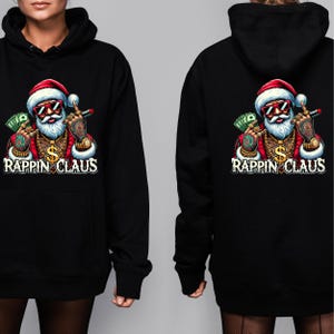 Rappin' Claus PNG Hip-hop Santa Digital Download Cool Christmas Image ...