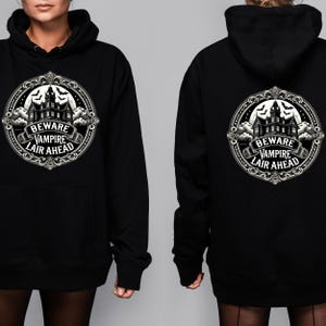 Beware Vampire Lair Ahead PNG Image | Halloween Digital Download ...