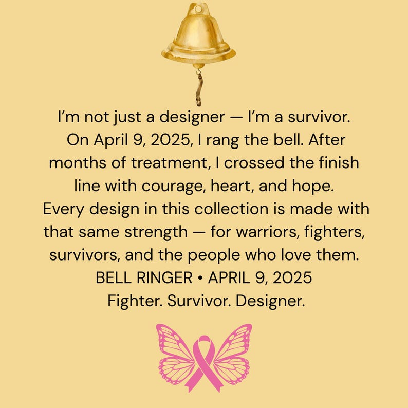 Cancer Survivor Bell-ringing PNG: Celebration Design (digital Download ...