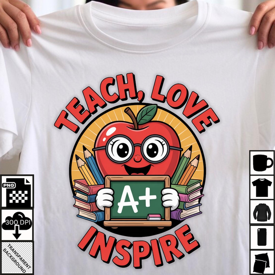 Teacher Appreciation PNG: Apple A+ Clipart, Back to School Design ...