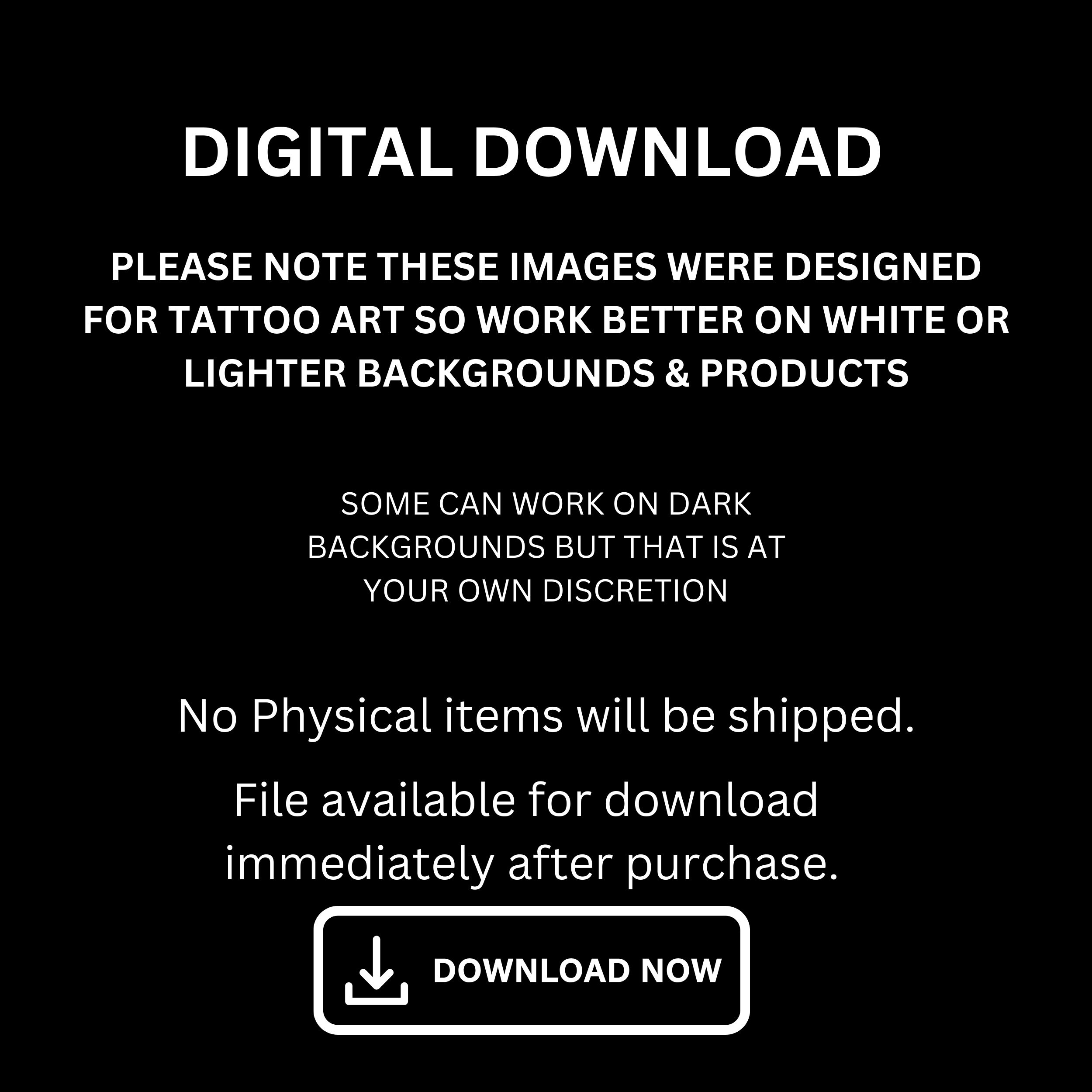 Poseidon Sea God Tattoo Design PNG File Digital Download High ...