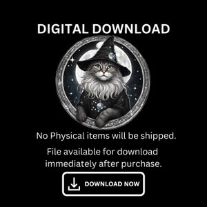 Wizard Cat Sublimation Graphics - PNG Image, Funny Cat Lover Gift ...
