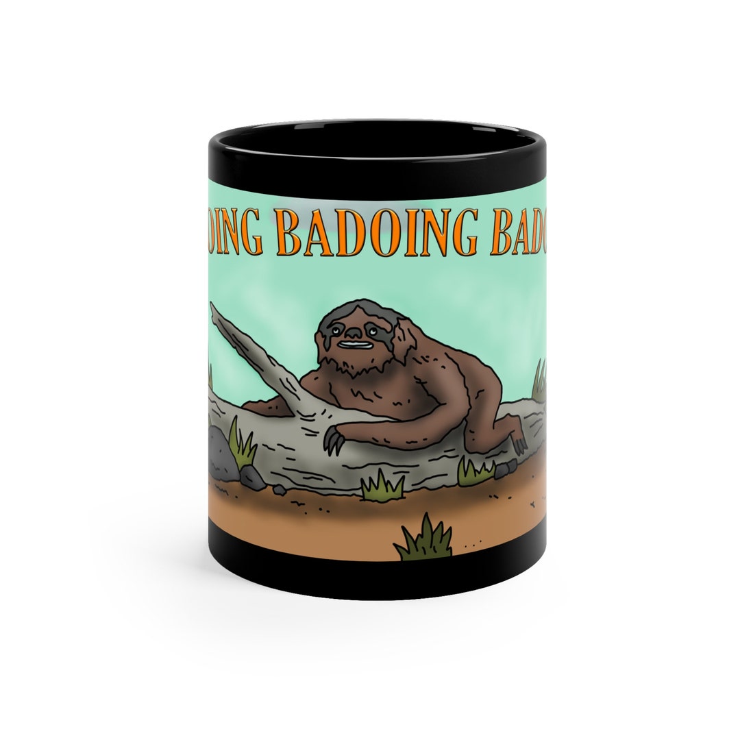 Badoing Sloth the Big Lez Show Mug TBLS 11oz Black Mug - Etsy