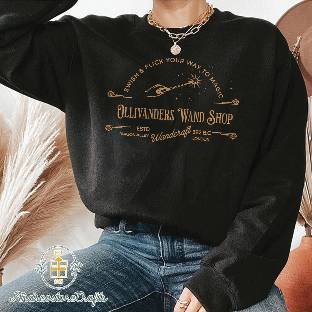 Vintage Ollivanders Wand Shop Shirt, Wizard Potterhead Shirt, Universal ...