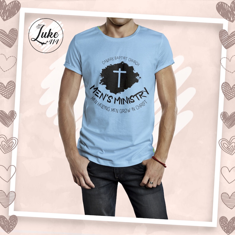 Personalized Men's Ministry Svg, Christian Men's Shirt Svg, Men's Group ...