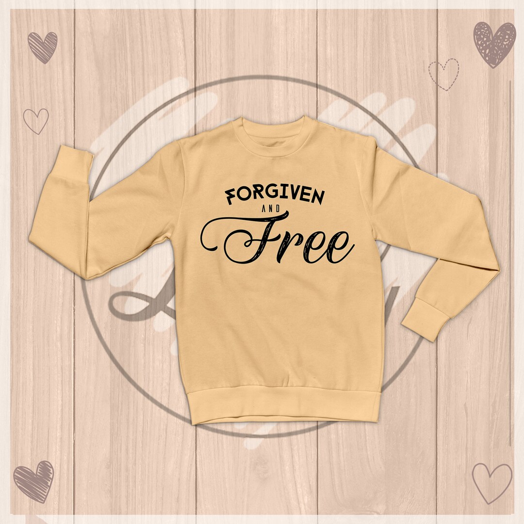 Forgiven and Free Svg, Christian Svg, Religious Svg, Faith Svg, Jesus ...