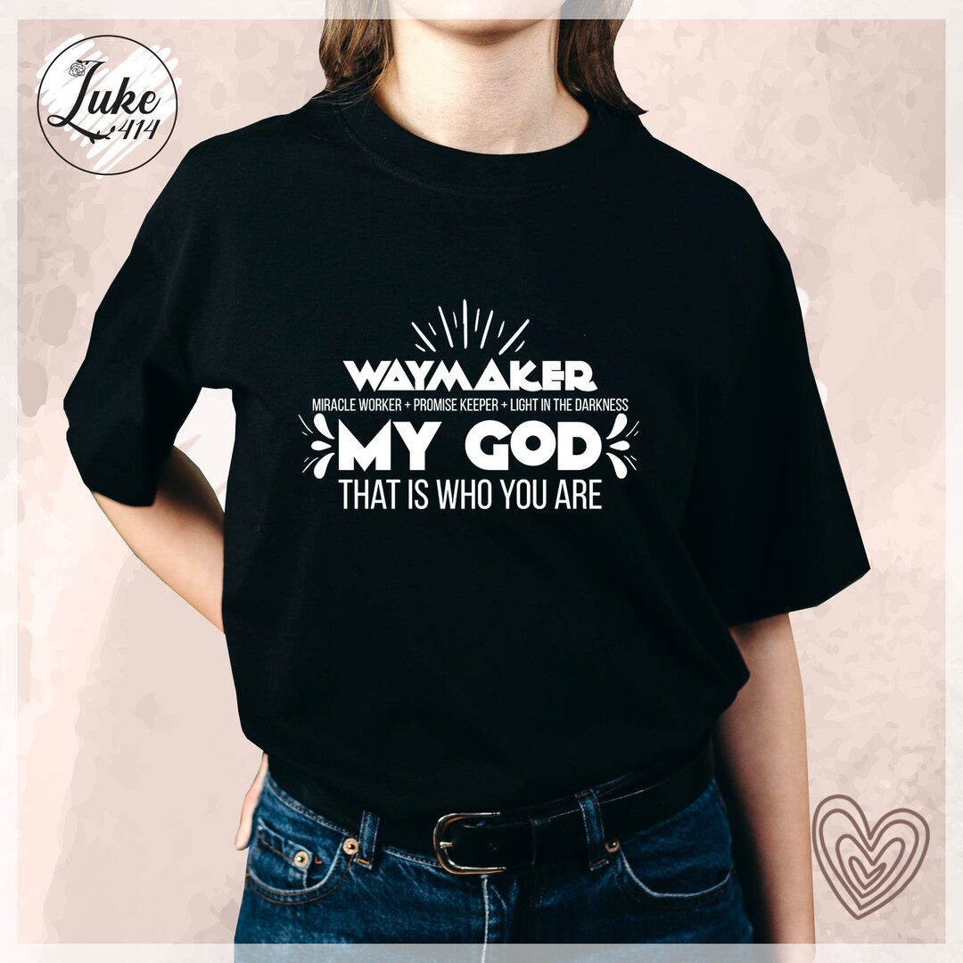 Waymaker SVG Cut File Miracle Worker SVG Promise Keeper - Etsy