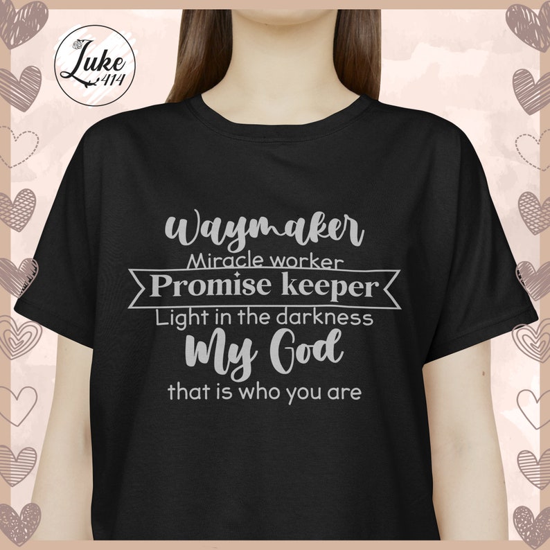 Waymaker SVG Cut File Miracle Worker SVG Promise Keeper Svg - Etsy