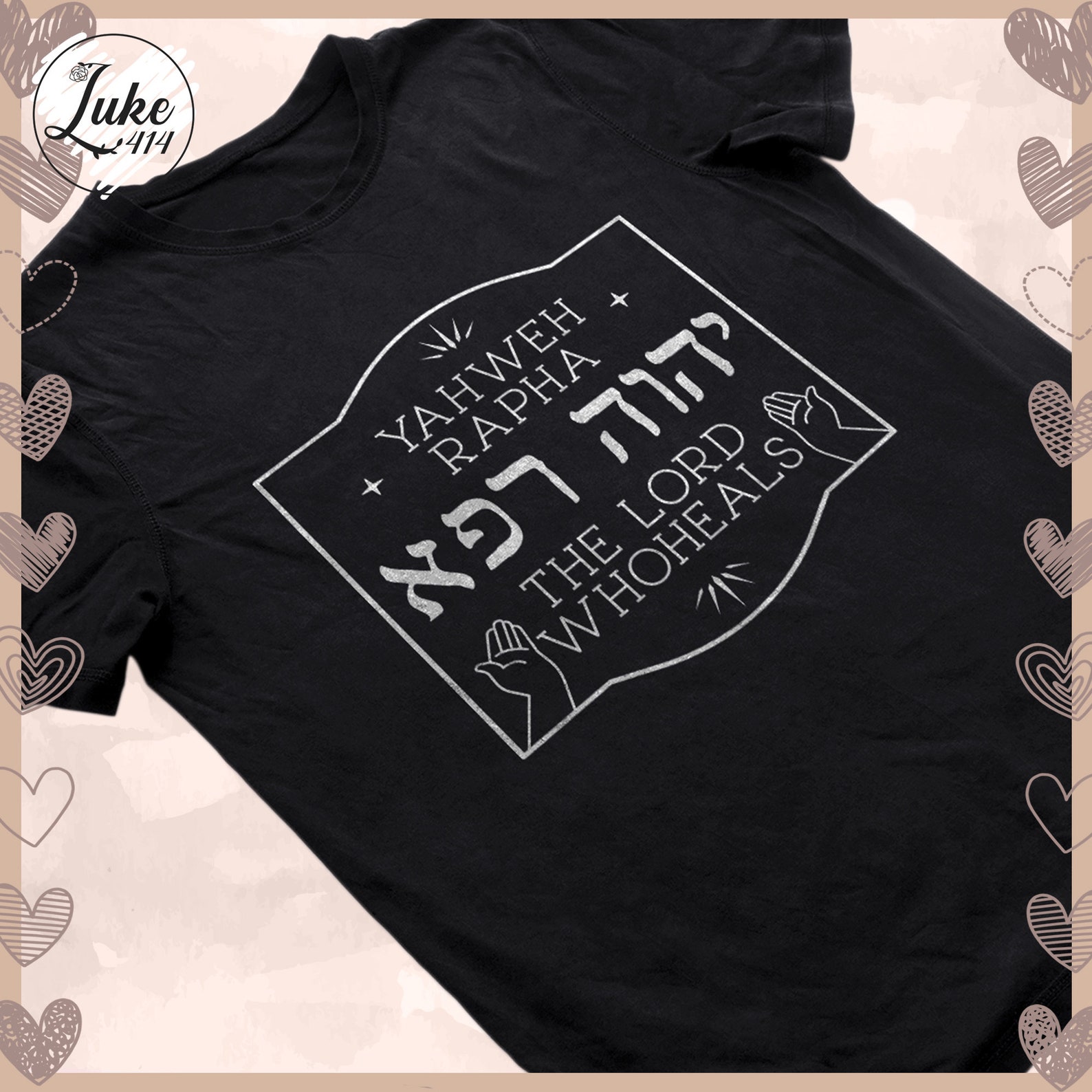 YAHWEH Svg, YAHWEH Rapha Svg, Rapha the Lord Who Heals Svg, Hebrew Svg, the Names of YAHWEH Svg ...