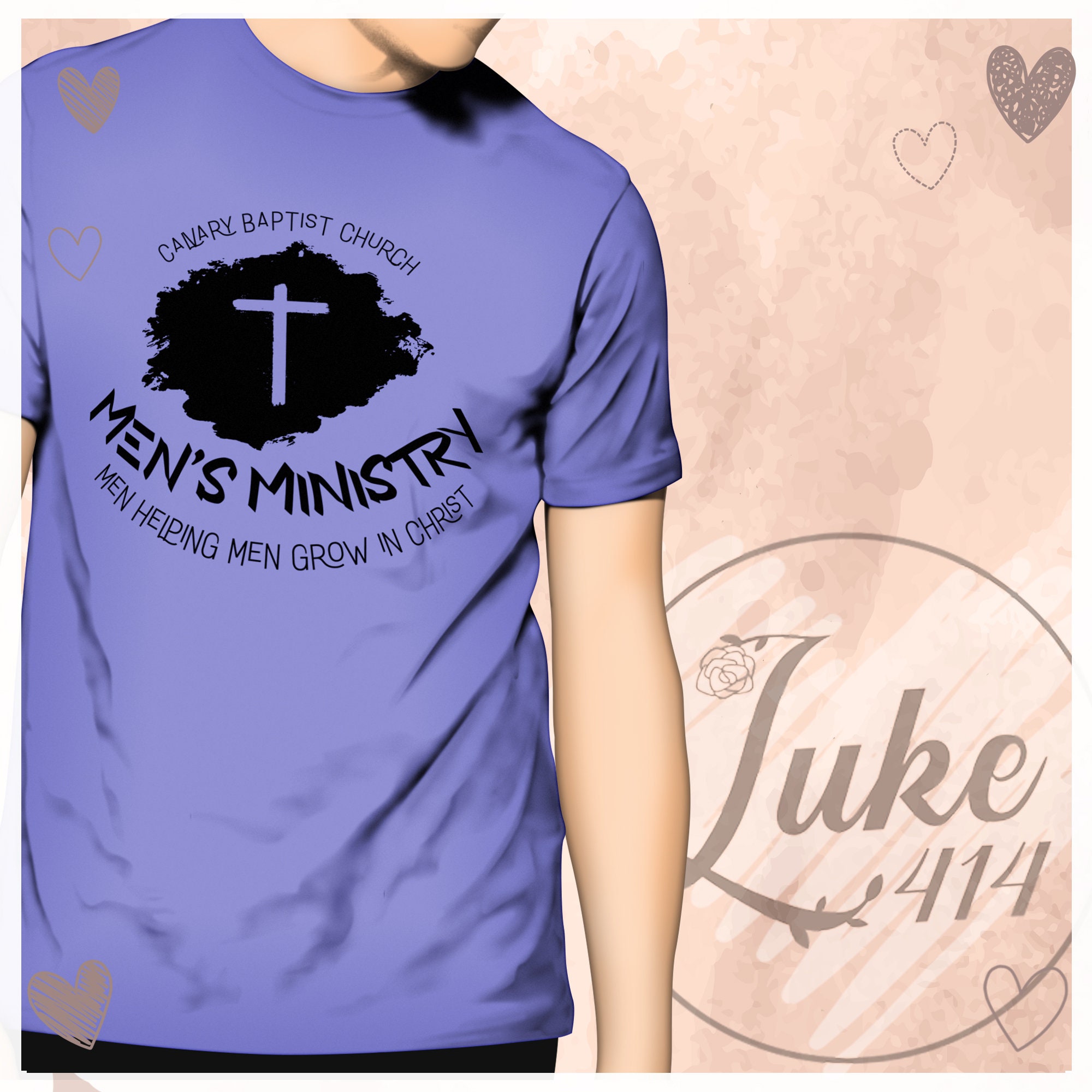 Personalized Men's Ministry Svg, Christian Men's Shirt Svg, Men's Group ...