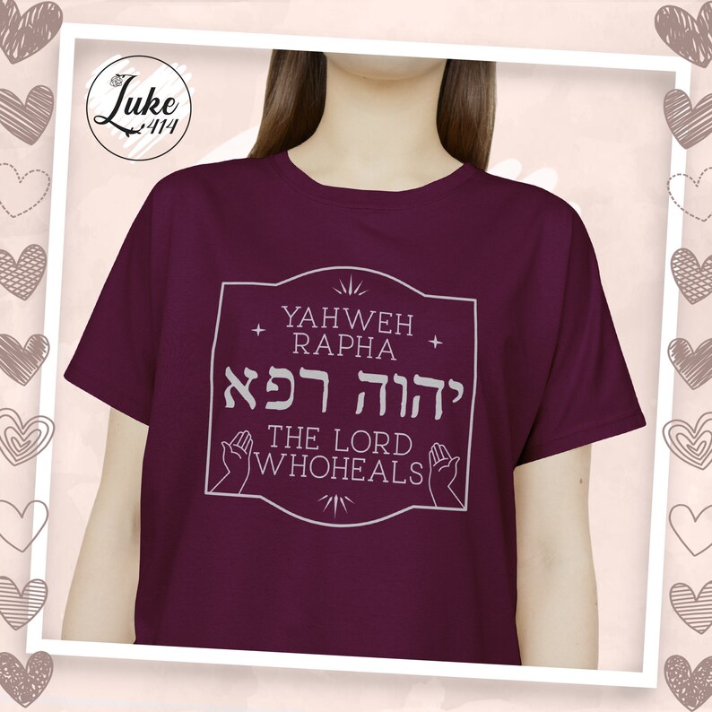 YAHWEH Svg, YAHWEH Rapha Svg, Rapha the Lord Who Heals Svg, Hebrew Svg, the Names of YAHWEH Svg ...