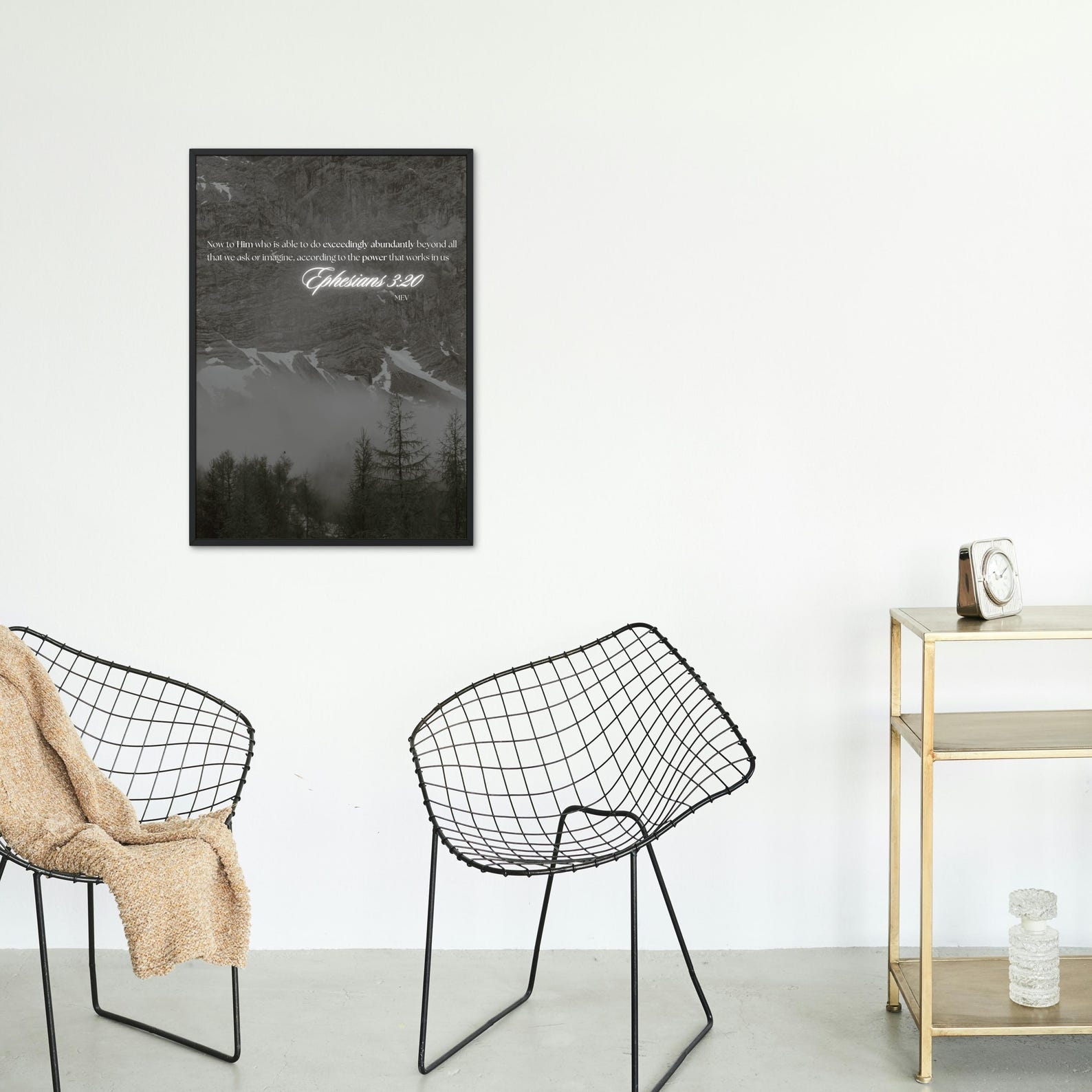 Ephesians 3:20 Bible Verse Portrait Printable Bible Quote - Christian ...