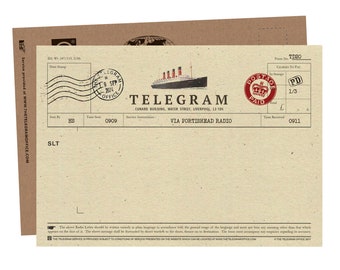 Send Greetings by Telegram Eastern-western Union - Etsy