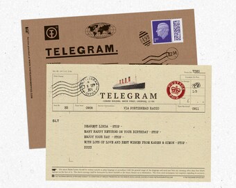 Western Union Telegram Stationery - Etsy