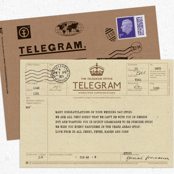 Telegram Invitation - Etsy