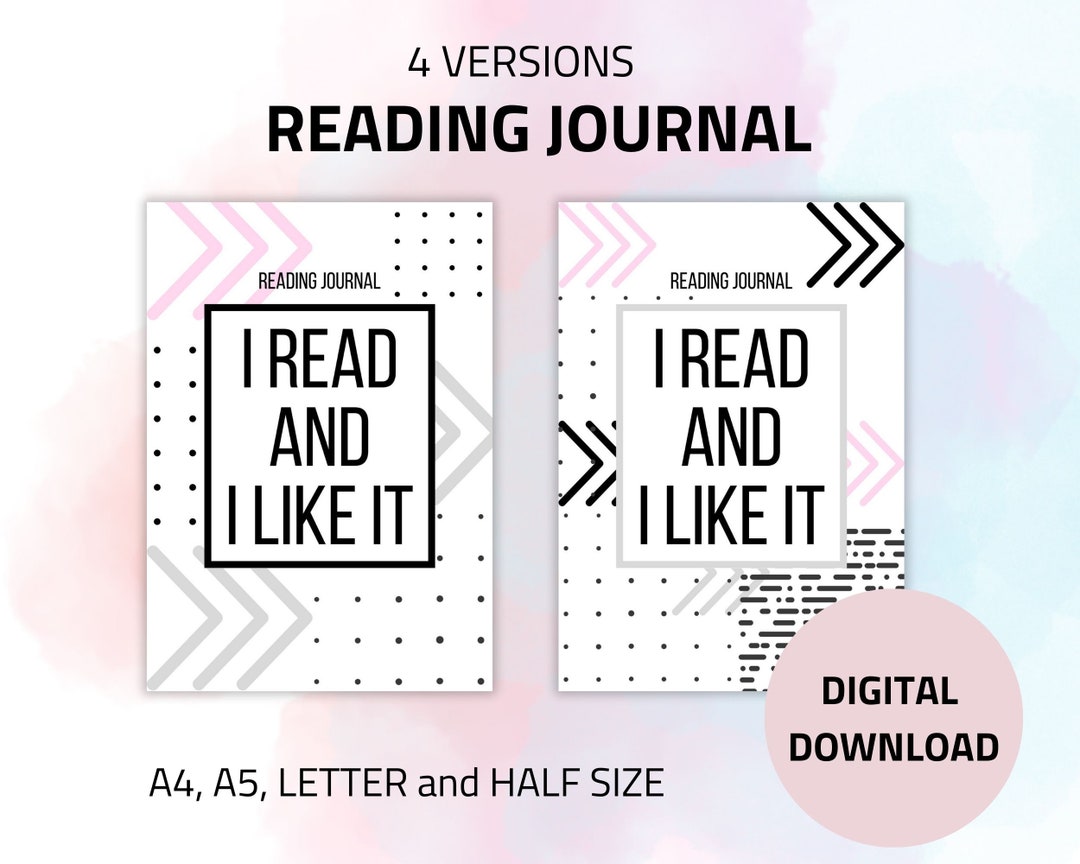 Reading Journal Printable Template Books to Read Books - Etsy