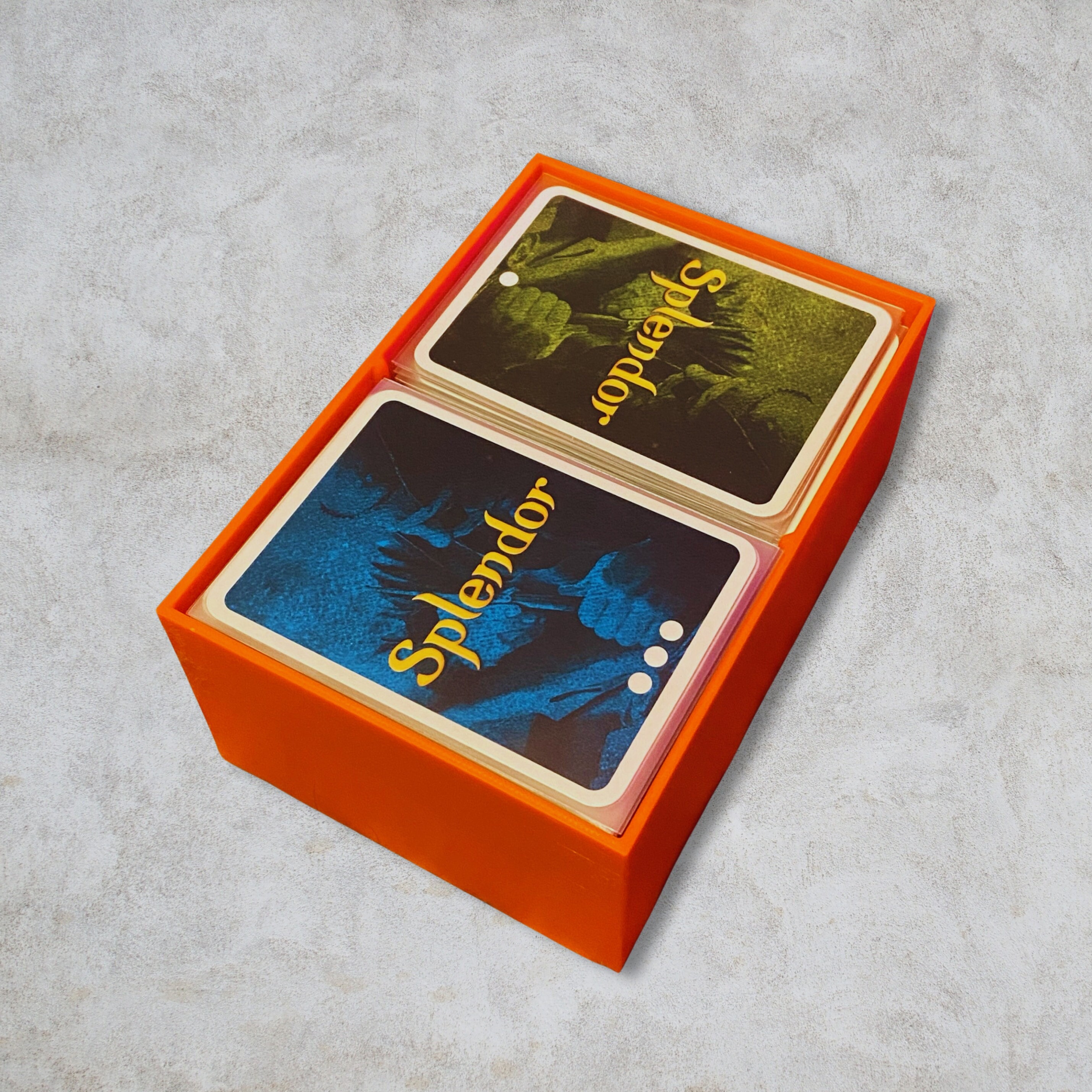 Compact 3D Printed Splendor Game Organizer Customizable Color Inserts ...