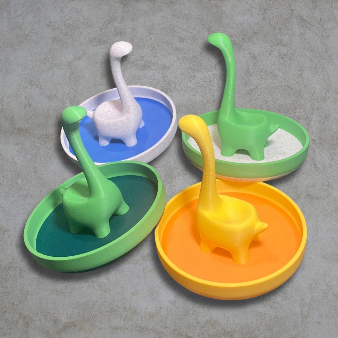 JUMBO Ringosaurus Cute Dino Ring Holder Jewellery Tray 3D Printed ...