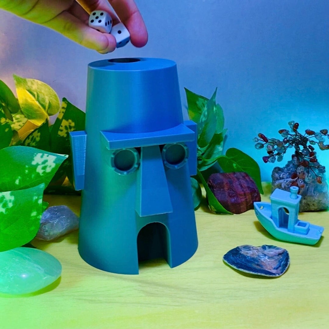 Squidwards House Dice Tower Spongebob Statue Dnd Tabletop Games ...