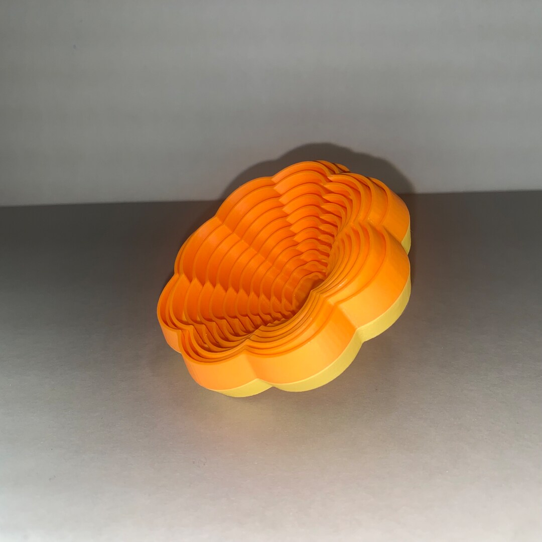 Dual Tone Flower Slinky Fidget Toy Sensory Stim Toy - Etsy