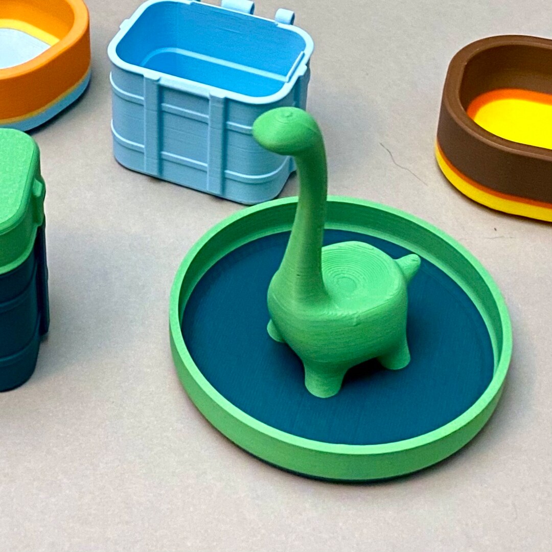 Ringosaurus Cute Dino Ring Holder Jewellery Tray 3D Printed ...