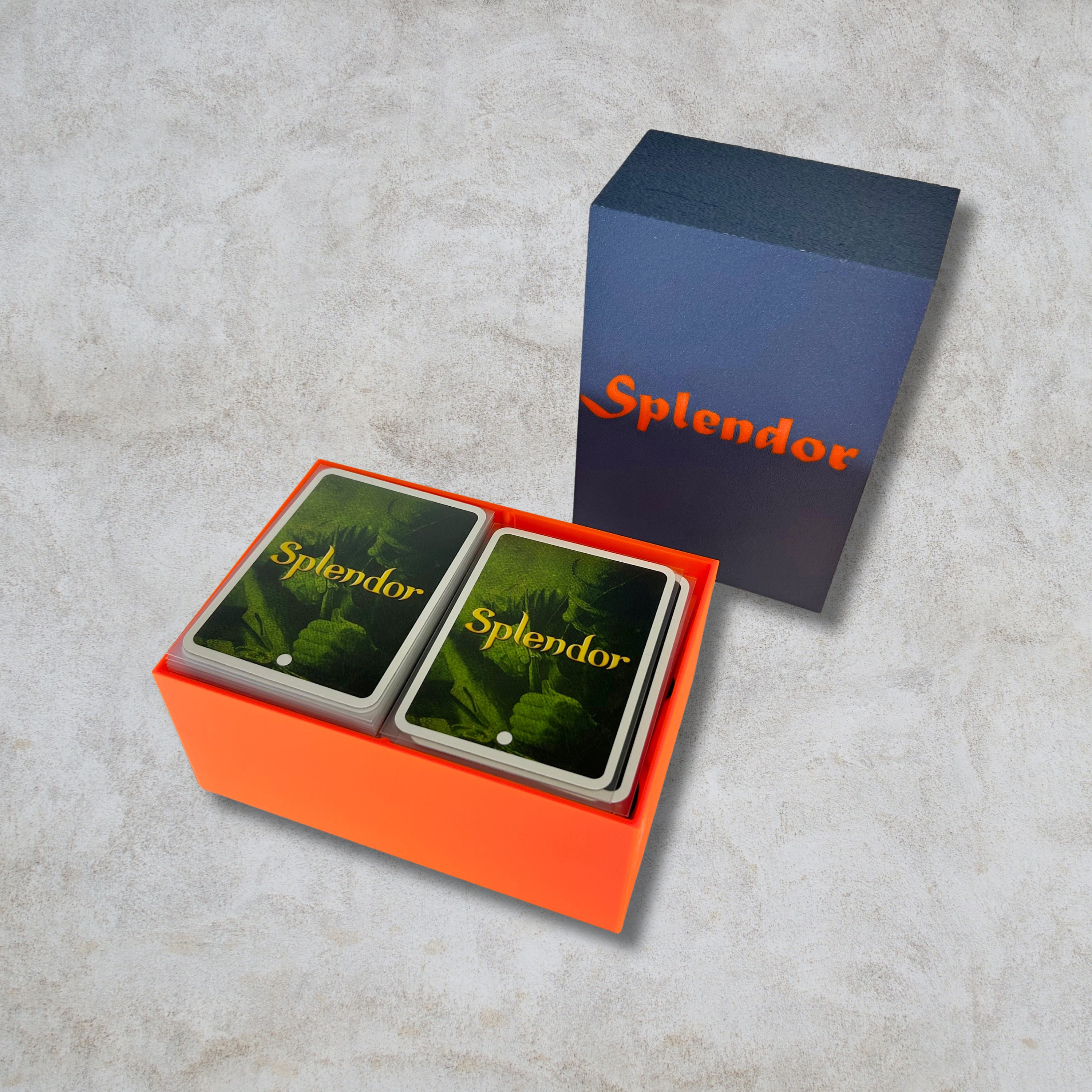Compact 3D Printed Splendor Game Organizer Customizable Color Inserts ...