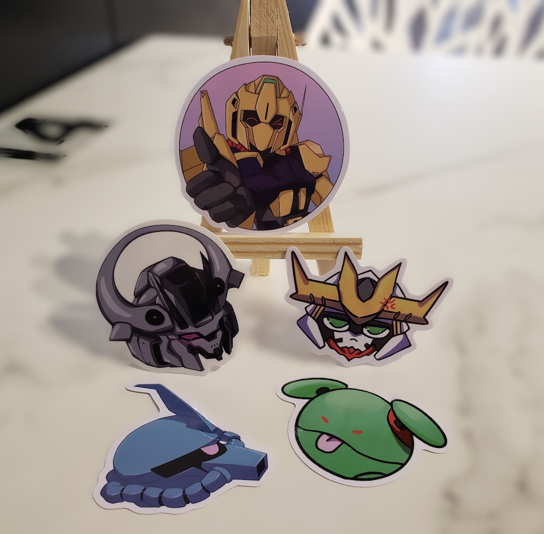 Gundam Vinyl Stickers - Etsy