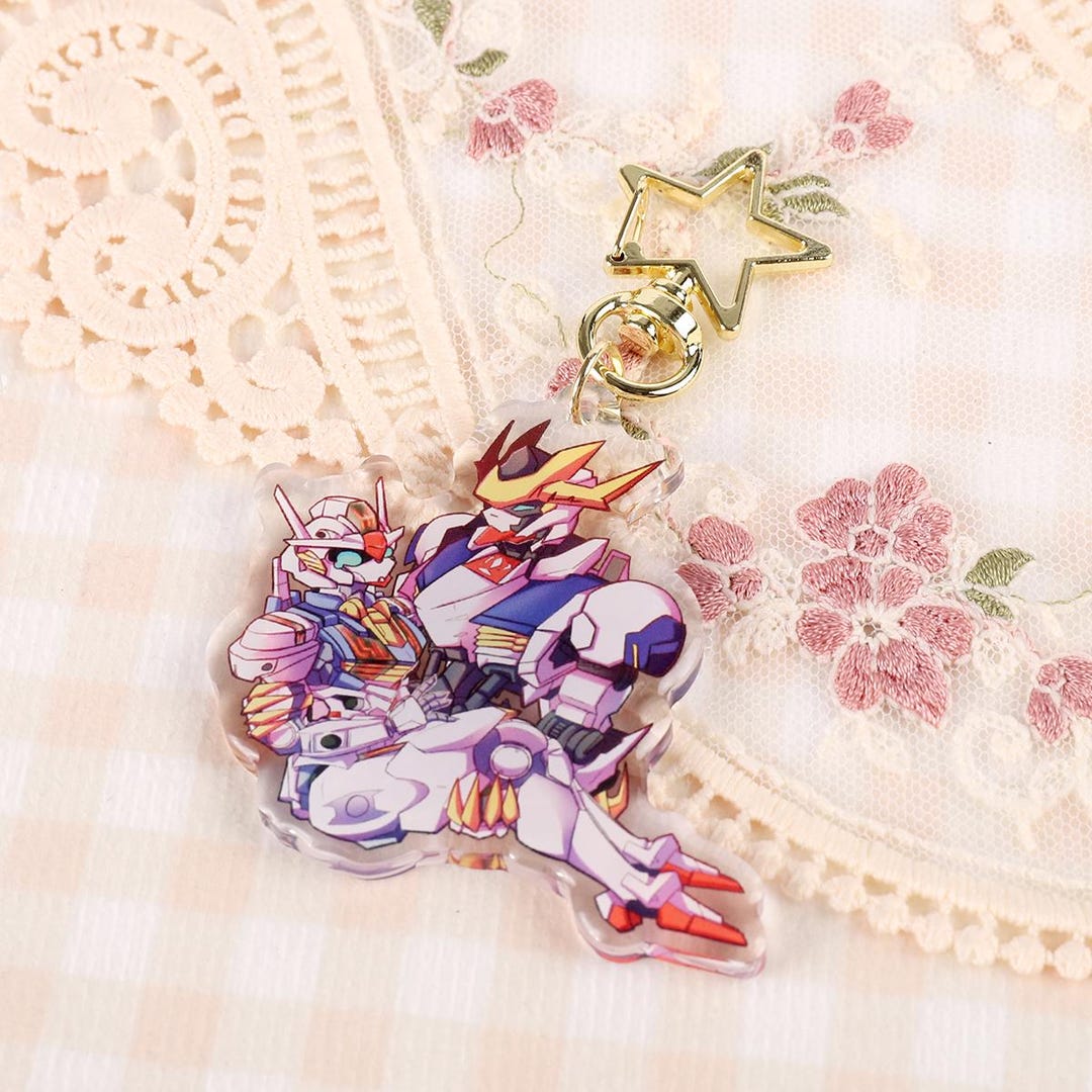 Gundam Barbatos & Aerial Resin Keychains - Etsy