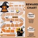 Halloween Reward Chart , Motivational Kids' Visual Incentive Board ...
