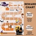 Halloween Reward Chart , Motivational Kids' Visual Incentive Board ...