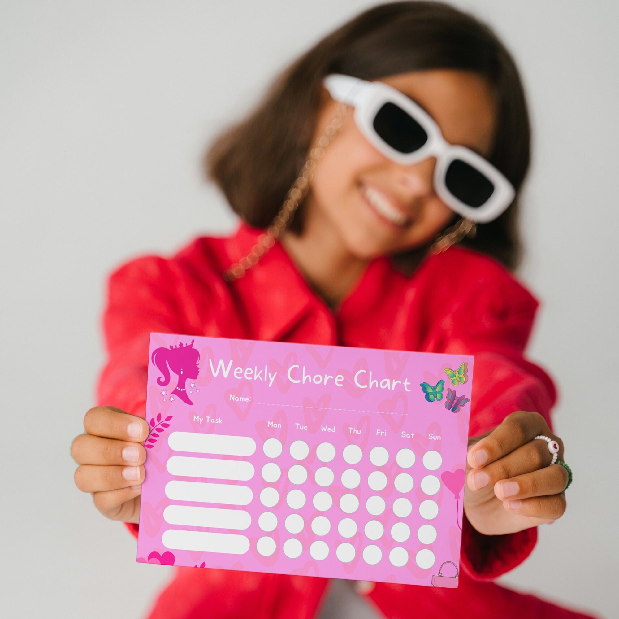 Barbie Princess Themed Educational Reward Chart - Motivational Tool for ...